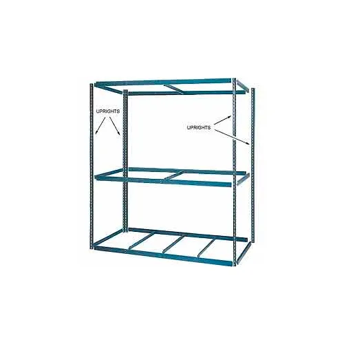 Global Industrial™ Angle Post, 6'H, Gray, Set of 4