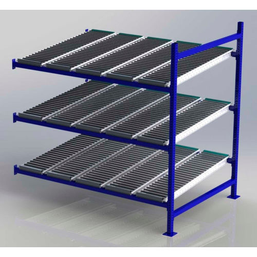 UNEX FC99SR72483-A Flow Cell Heavy Duty Gravity Rack Add-On 72"W x 48"D ...