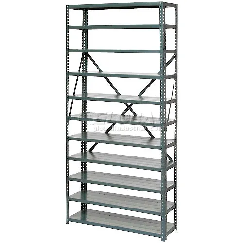 Global Industrial™ 11 Shelf, Open Steel Shelving, 36"W x 12"D x 73"H ...
