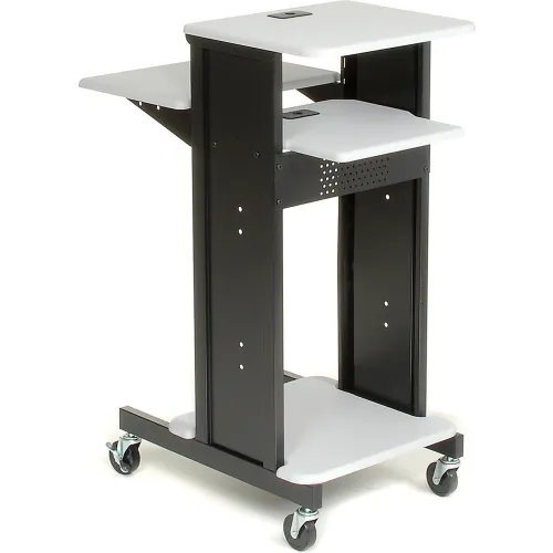 Global Industrial™ Projector Presentation Cart - Gray/Black