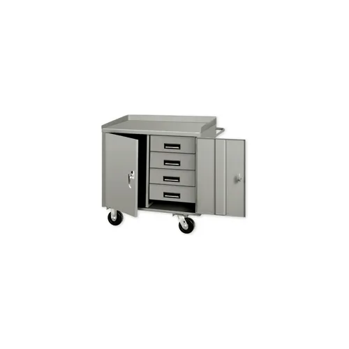 Global Industrial™ Mobile Service Cabinet Bench W/ 4 Drawers, 36"W x 26"D