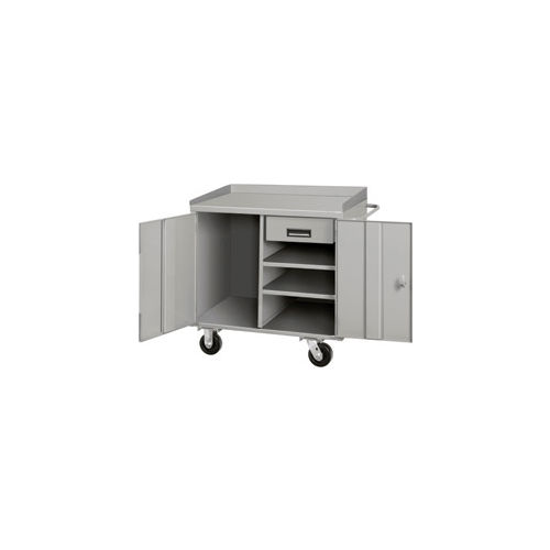 Global Industrial™ Mobile Service Cabinet Bench W/ Drawer, 36"W x 26"D