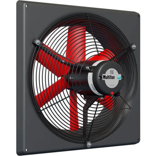 Multifan Panel Agricultural Fan 16" Diameter Single Phase 120v With Grill