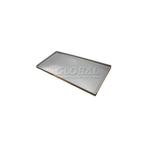 Rotationally Molded Plastic Tray 48x48X2 Gray