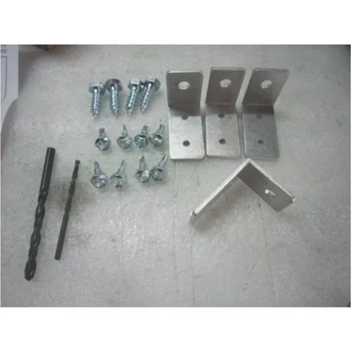 Global Industrial™ Phenolic Bench Top Mounting Bracket Kit for Square ...