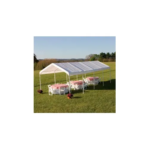 Shelterlogic Super Max™ Canopy 25770, 12'W X 26'L, 2" Frame, 10-Leg, White
