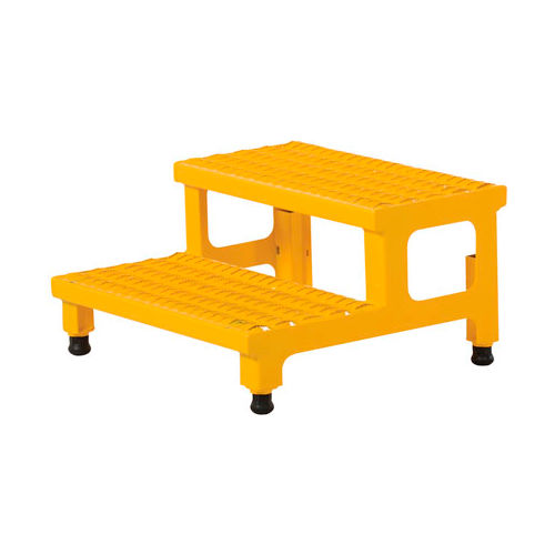 ASP-24 Adjustable Height Step Stand, Carbon Steel 24"W x 24"L