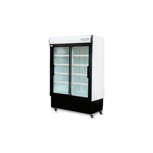 Kool-It KSM-42 - Reach-In Cooler, Double Sliding Glass Door, 42.37 Cu. Ft.