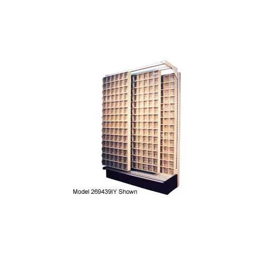 Quantum Gondola G-725304-28 Slider System with 28 Tip Out Ivory Bins