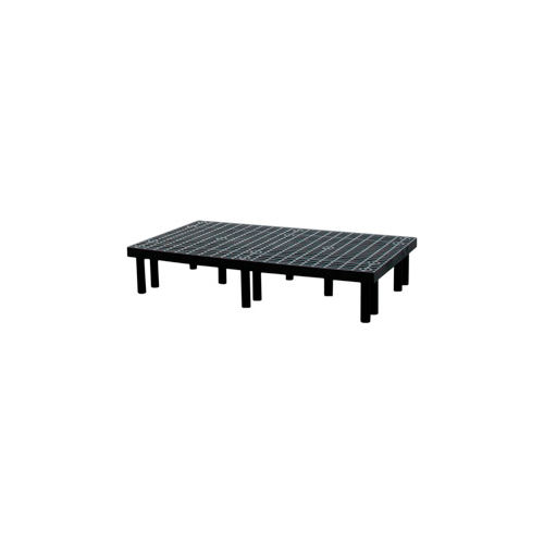 Plastic Dunnage Rack with Vented Top 66"W x 36"D x 12"H