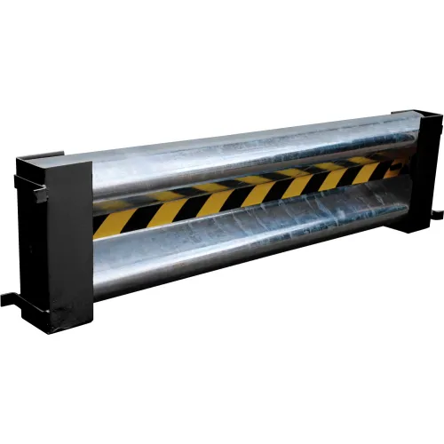 Steel Drop-In Guard Rail 4'L With (2) Brackets & Hardware, Galvanized