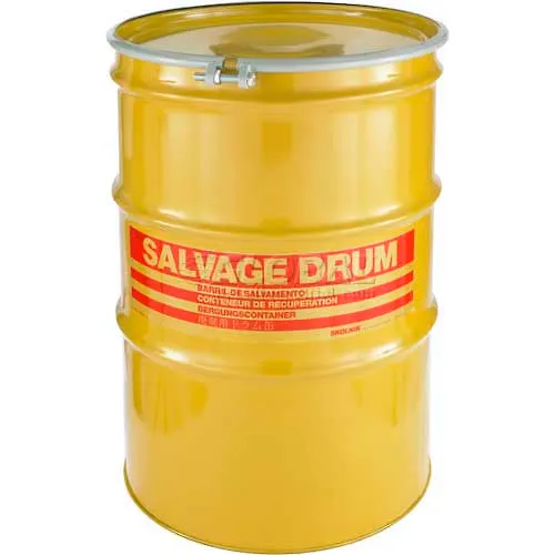 Global Industrial™ Carbon Steel Salvage Transport Overpack Drum 85 ... Global Industrial™ Carbon Steel Salvage Transport Overpack Drum 85 ...