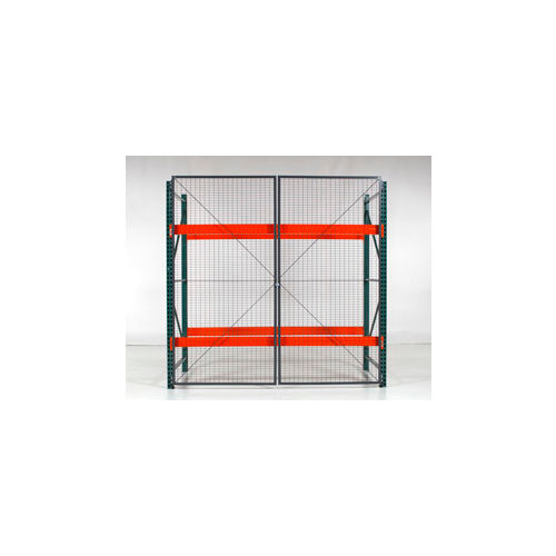 Wirecrafters - RackBack® Wire Mesh Pallet Rack Enclosure - Back Panel ...