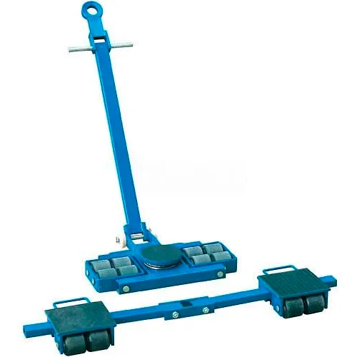 Steerable Machinery Moving Skate Roller Kits 12 Ton Capacity