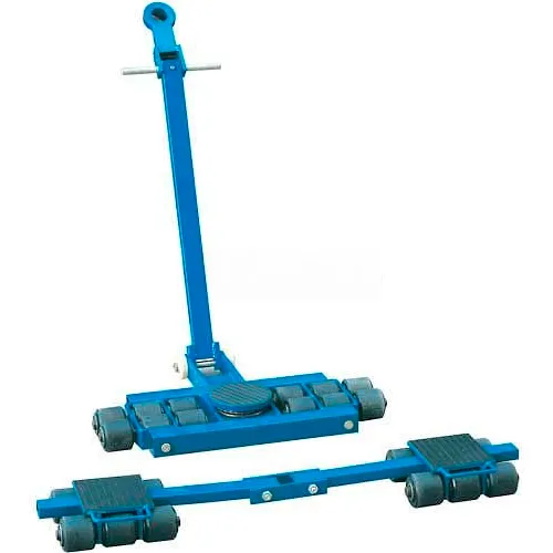 Steerable Machinery Moving Skate Roller Kits 18 Ton Capacity