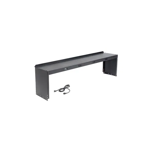 Global Industrial™ Steel Power Riser, 72"W x 15"D, Black