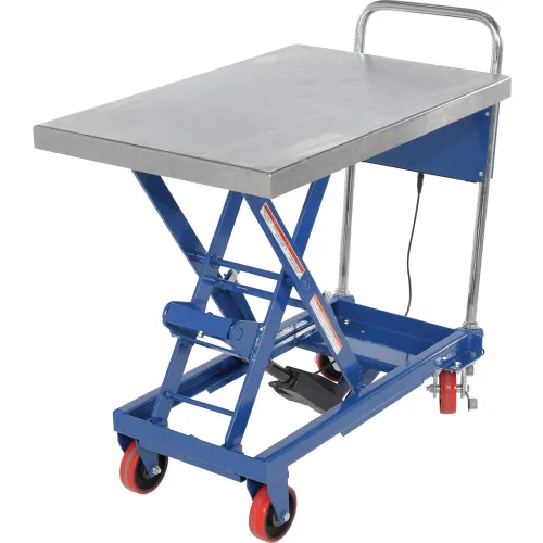 Linear Actuated Elevating Cart CART-400-LA 15" to 34" Lift 400 Lb. Cap.