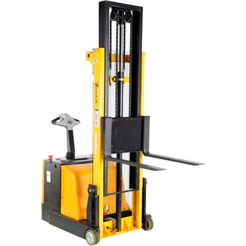 Fully-Powered Counter Balanced Stacker, 1000 Lb. Capacity
