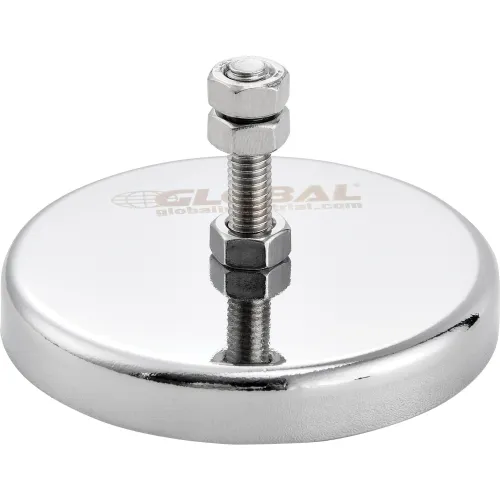 Global Industrial™ Ceramic Mount-It Magnet w/ Attached Screw & Nuts, 65 ...