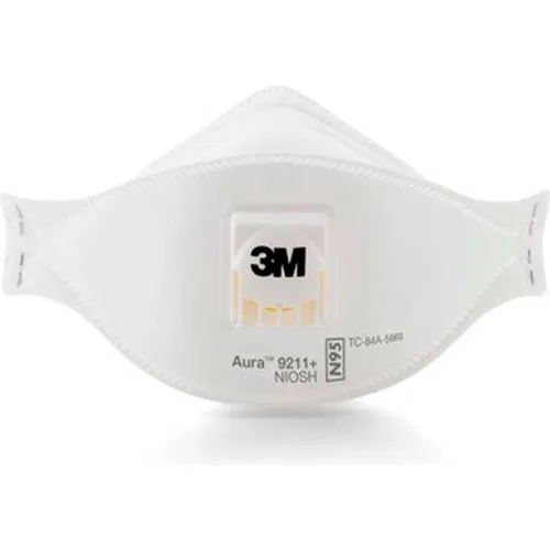 3M™ Aura™ 9211+ Particulate Respirator N95, 10/Box, 12 Boxes/Case