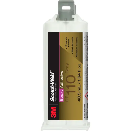3M™ Scotch Weld™ DP110 Epoxy Adhesive, Duo-Pak, 48.5 ml Capacity, Gray ...