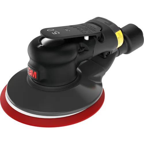3M Xtract™ 6" Pneumatic Random Orbital Sander, Central Vacuum, 3/16 ...