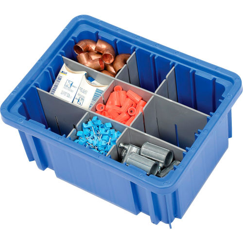 Global Industrial™ Plastic Dividable Grid Container - DG91050,10-7/8"L ...