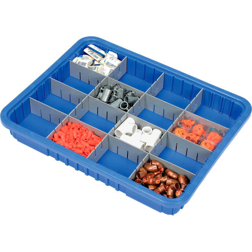 Global Industrial™ Plastic Dividable Grid Container - DG93030, 22-1/2"L ...