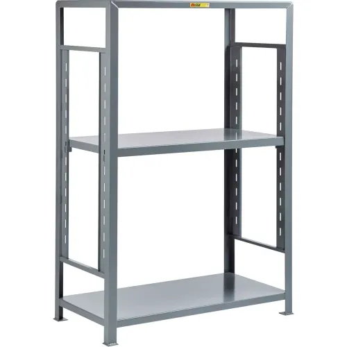 Little Giant® 3 Shelf, Heavy-Duty Adjustable Steel Shelving, 32"W x 18 ...