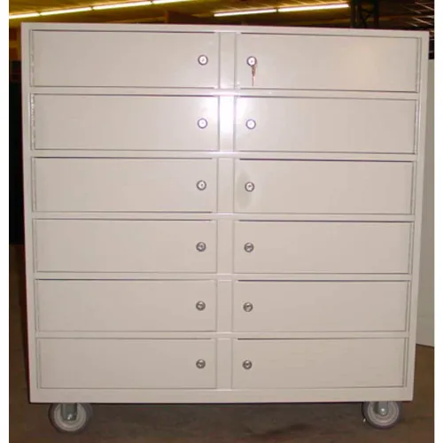 Fenco Teller Vault Note Bus Cabinet 412-B - 12 Compartment 36"W x 19"D ...
