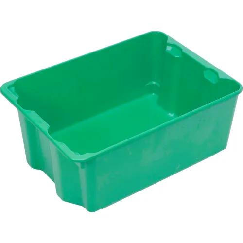 Molded Fiberglass Nest and Stack Tote 780608 - 25-1/4" x 18" x10", Pkg ...