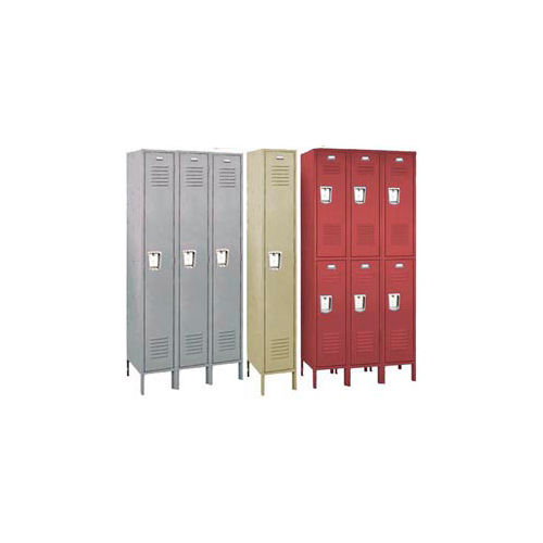 Penco® Vanguard™ 2-Tier 2 Door Locker, Recessed Handle, 12"Wx12"Dx36"H ...