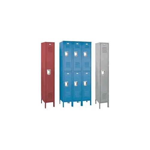 Penco® Vanguard 2-Tier 2 Door Locker, Recessed Handle, 12"W x 12"D x 78 ...