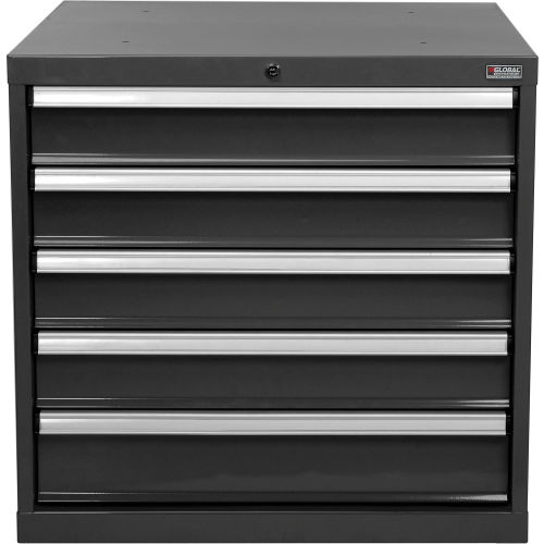 Global Industrial™ Modular Drawer Cabinet, 5 Drawers, w/Lock, 30"Wx27 ...