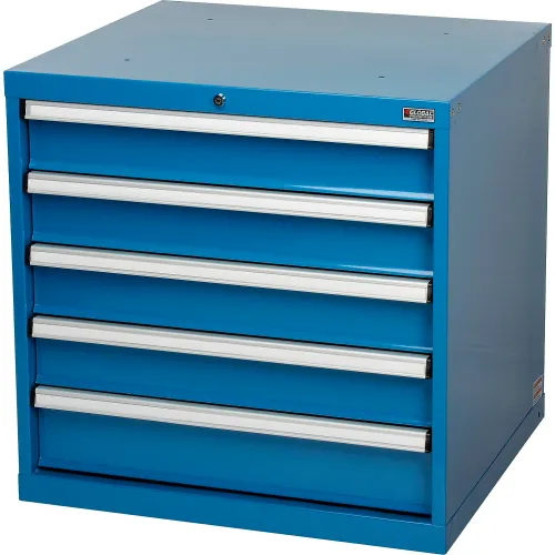 Global Industrial™ Modular Drawer Cabinet, 5 Drawers, w/Lock, 30"Wx27 ...