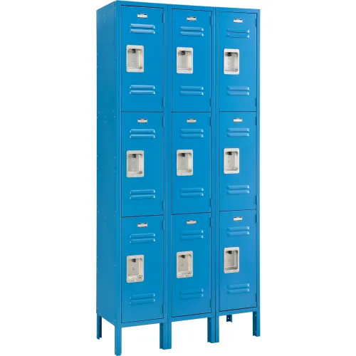 Global Industrial™ Infinity 3-Tier 9 Door Locker, 36"W x 15"D x 78"H ...