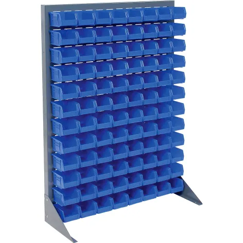 Global Industrial™ Singled Sided Louvered Bin Rack 35 x 15 x 50 - 96 ...