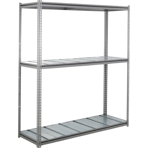 Global Industrial 3 Shelf, Heavy Duty Boltless Shelving Z Beam Starter ...