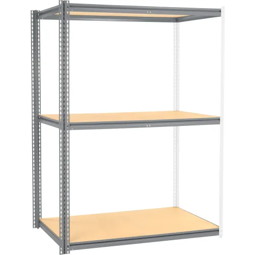 Global Industrial 3 Shelf High Cap Boltless Shelving Add On 60w X