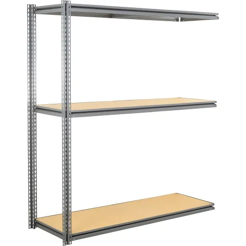 Global Industrial 3 Shelf, Standard Duty Boltless Shelving Z Beam Add ...