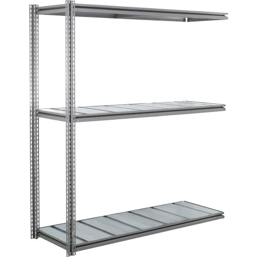 Global Industrial 3 Shelf, Standard Duty Boltless Shelving Z Beam Add ...