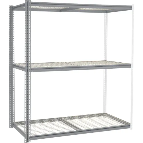 Global Industrial 3 Shelf, Heavy Duty Boltless Shelving, Add On, 72"W x ...