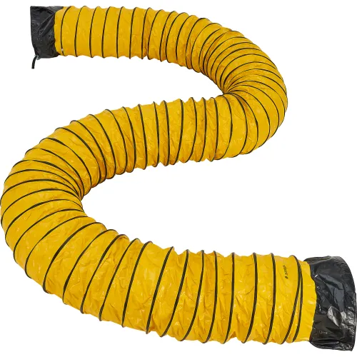 Global Industrial™ Indoor/Outdoor Flexible Duct, 20"Dia. x 32'L, Yellow