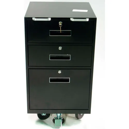 Fenco Bus Teller Pedestal Cabinet 606-BC-18-B - 2 Drawers 1 Legal ...