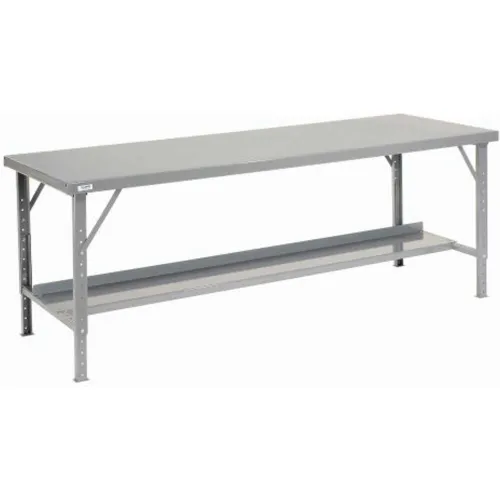 Global Industrial™ Extra Long Assembly Workbench, 120 x 34", Folding ...
