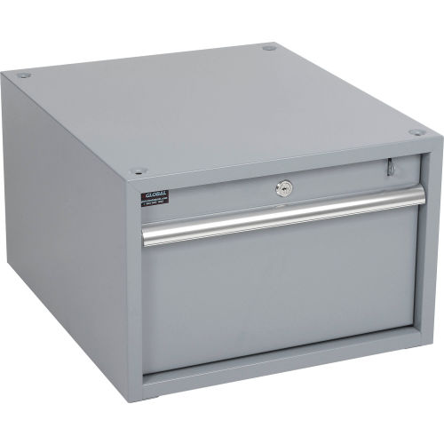 Global Industrial™ Steel Drawer, 17-1/4"W x 20"D x 12"H, Gray