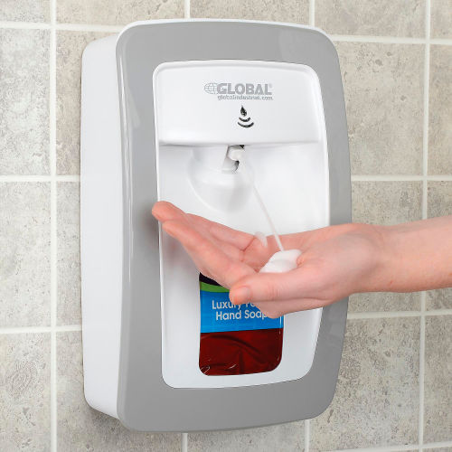 Global Industrial™ Automatic Dispenser for Foam Hand Soap/Sanitizer ... Global Industrial™ Automatic Dispenser for Foam Hand Soap/Sanitizer ...