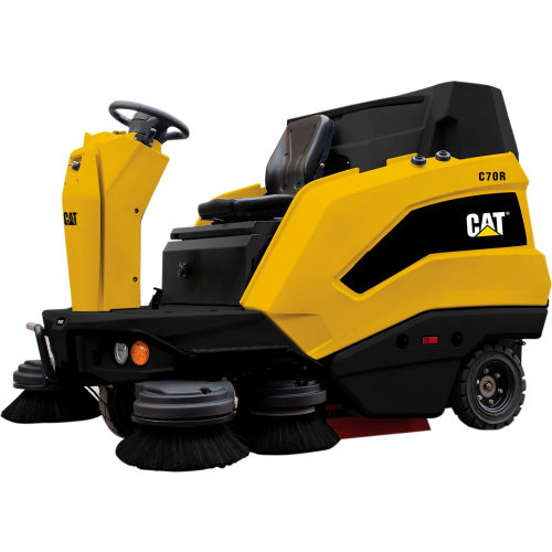 Cat® C70R Ride-On Sweeper, 70" Cleaning Path