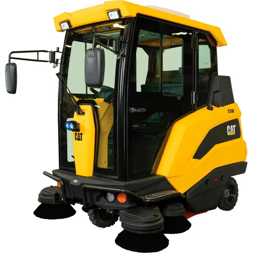 Cat® C70RX Ride-On Sweeper with AC Cabin, 70" Cleaning Path