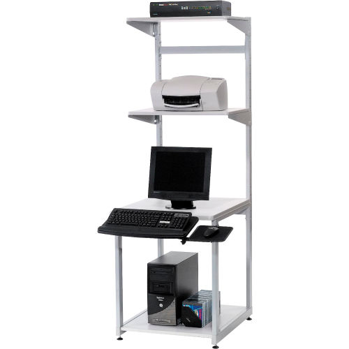 Global Industrial™ 24" Computer LAN Workstation, 24"W x 30"D x 74"H ...